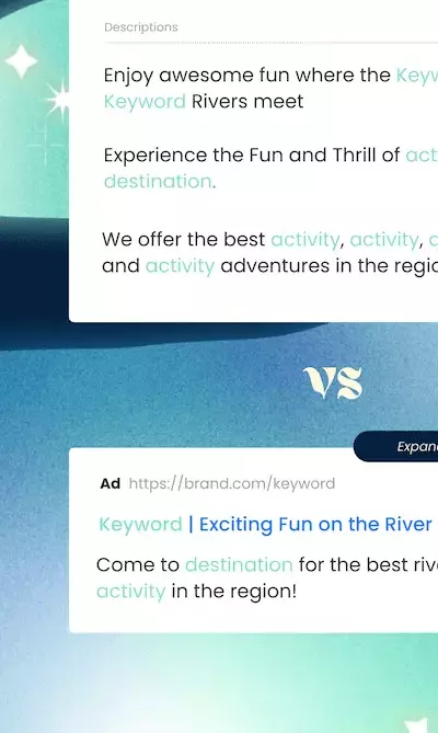 "Awesome Fun" vs "Exciting Fun" Copy Quiz #86 - Tenscores Blog